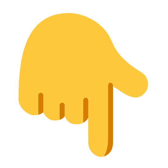 👇 Emoji Backhand Index Pointing Down: copy emoticon code, emoji meaning