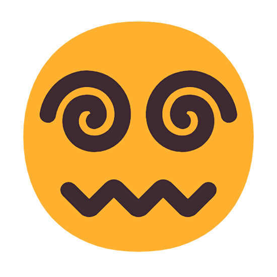 😵‍💫 Emoji Face with Spiral Eyes: copy emoticon code, emoji meaning