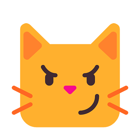 😼 Emoji Cat Face With Wry Smile on Microsoft Windows 11 24H2 August ...