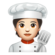 🧑🏻‍🍳 Emoji Koch/Köchin: helle Hautfarbe auf WhatsApp 2.20.206.24