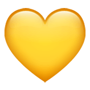 💛 Emoji Yellow Heart: copy emoticon code, emoji meaning